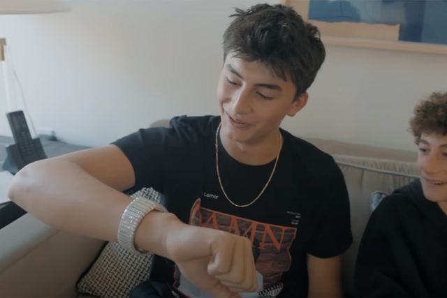 Tom Brady Gifts Son Benjamin, 15, a Diamond-Covered Watch Ahead of Sporting His Own $740k Super ...