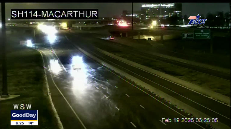 Dallas weather: Road conditions across North Texas