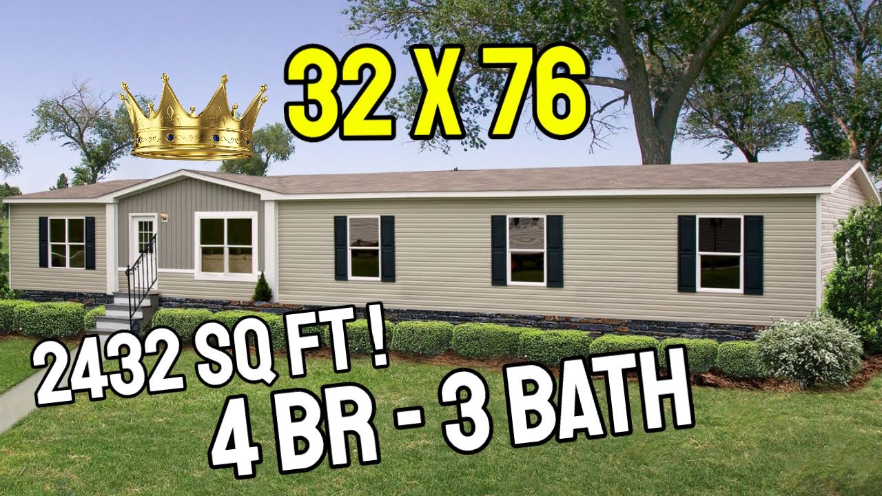 A mobile home tour fit for a KING | The King Air 4 bedroom 3 bath ...