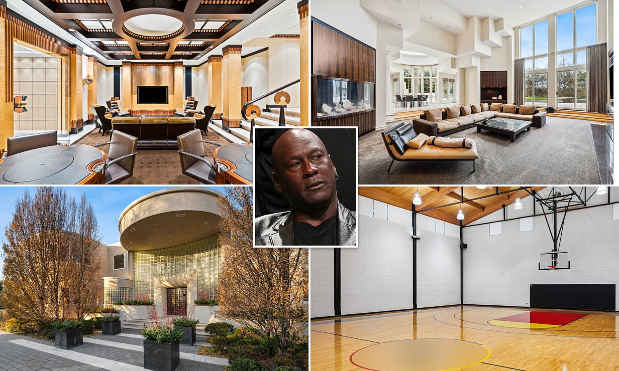 Inside Michael Jordan's incredible $10m former mansion... which ...