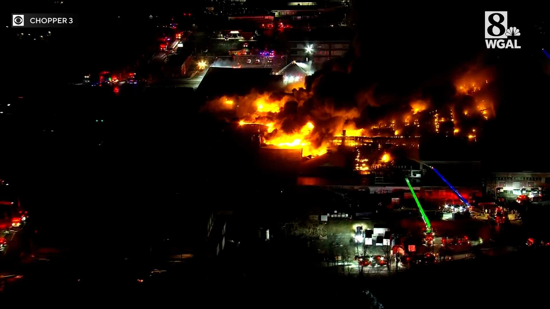 Huge Pa. warehouse fire continues to cause problems