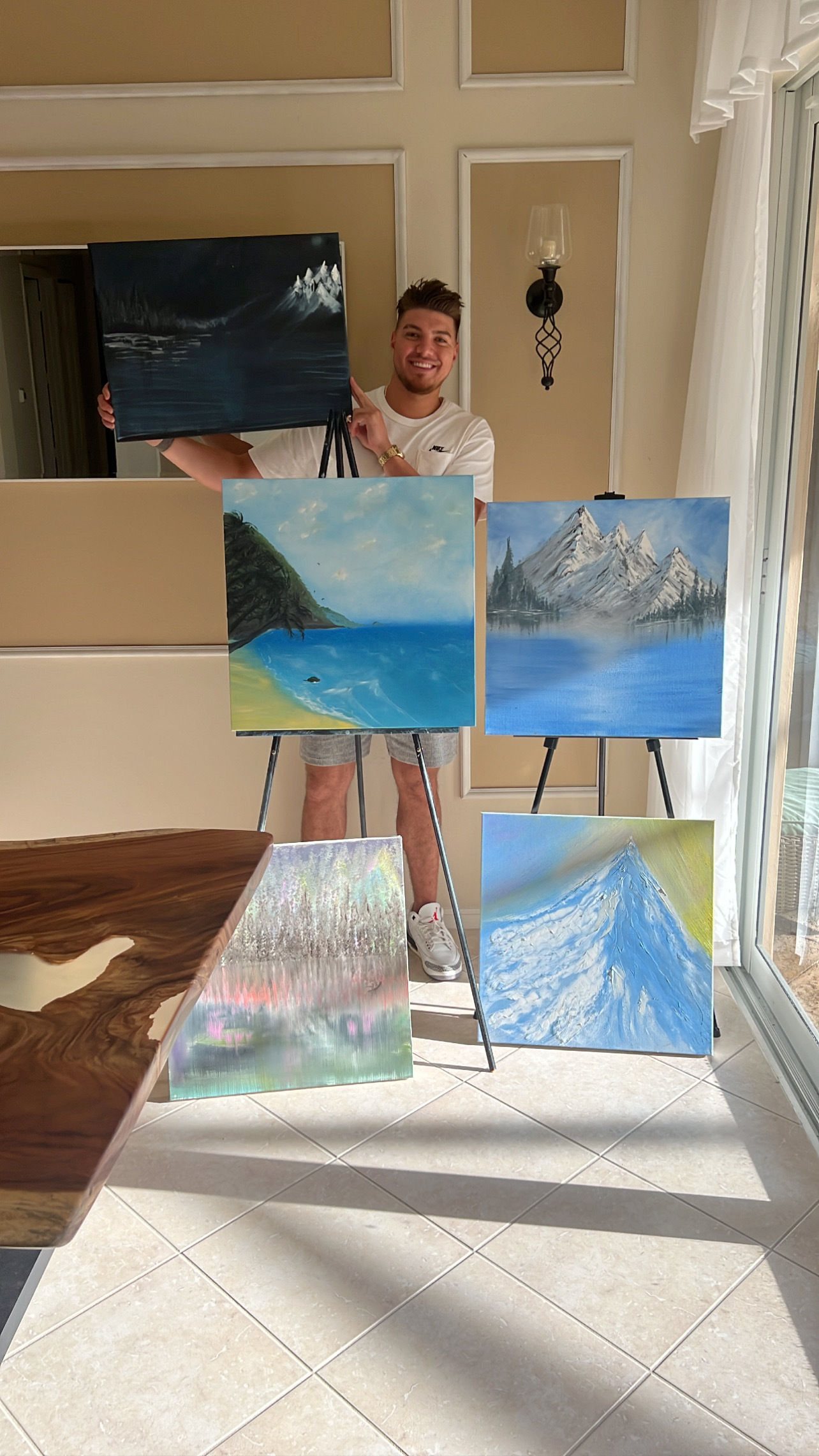 Cade Cavalli, self-taught artist, is focused on the bigger picture