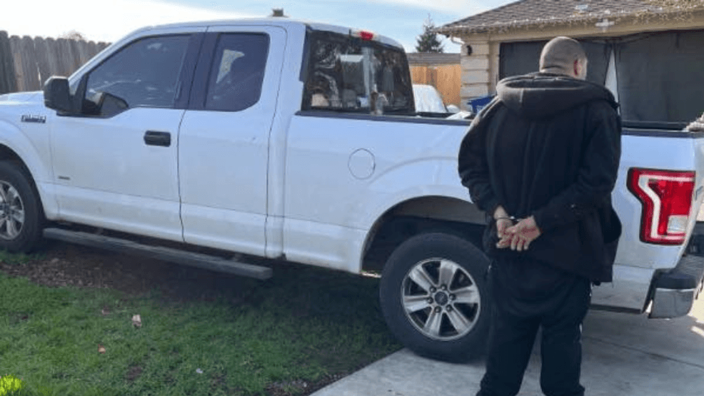 Merced Detectives recovered stolen firearms and a dog from home