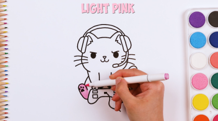 Enjoy learning Colors with Fun Coloring in