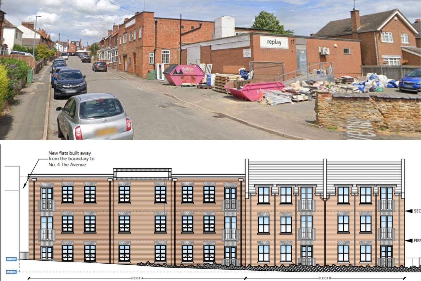 Plans submitted for 14 town centre flats on former industrial site in ...