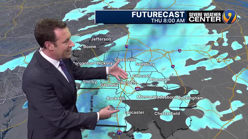 Wednesday afternoon forecast update with Meteorologist Keith Monday