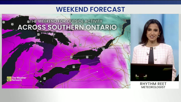 A slow warm-up is on the way for Ontario this weekend