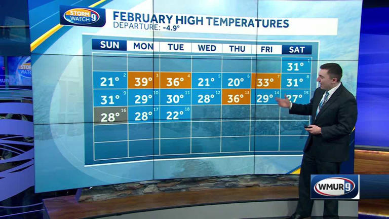 New Hampshire seeing coldest February in years