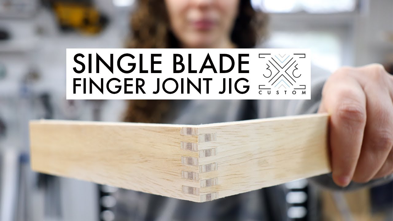 How to Make Finger Joints on the Table Saw // Box Joint // Joinery ...