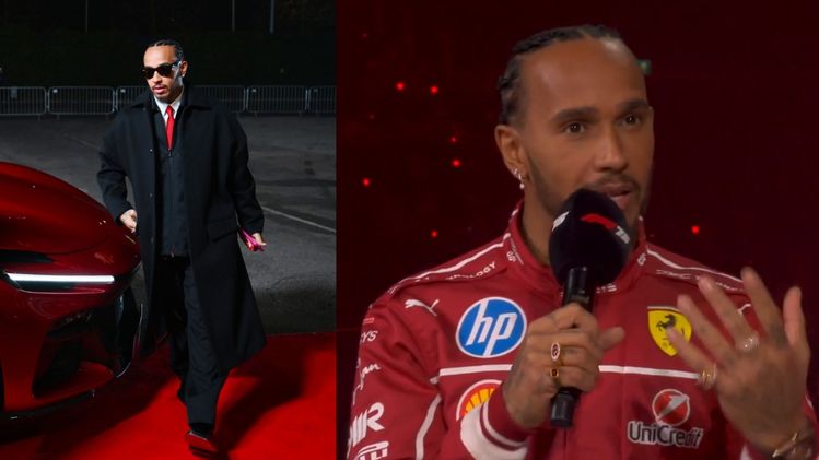 Lewis Hamilton shares his excitement during Ferrari's first public ...