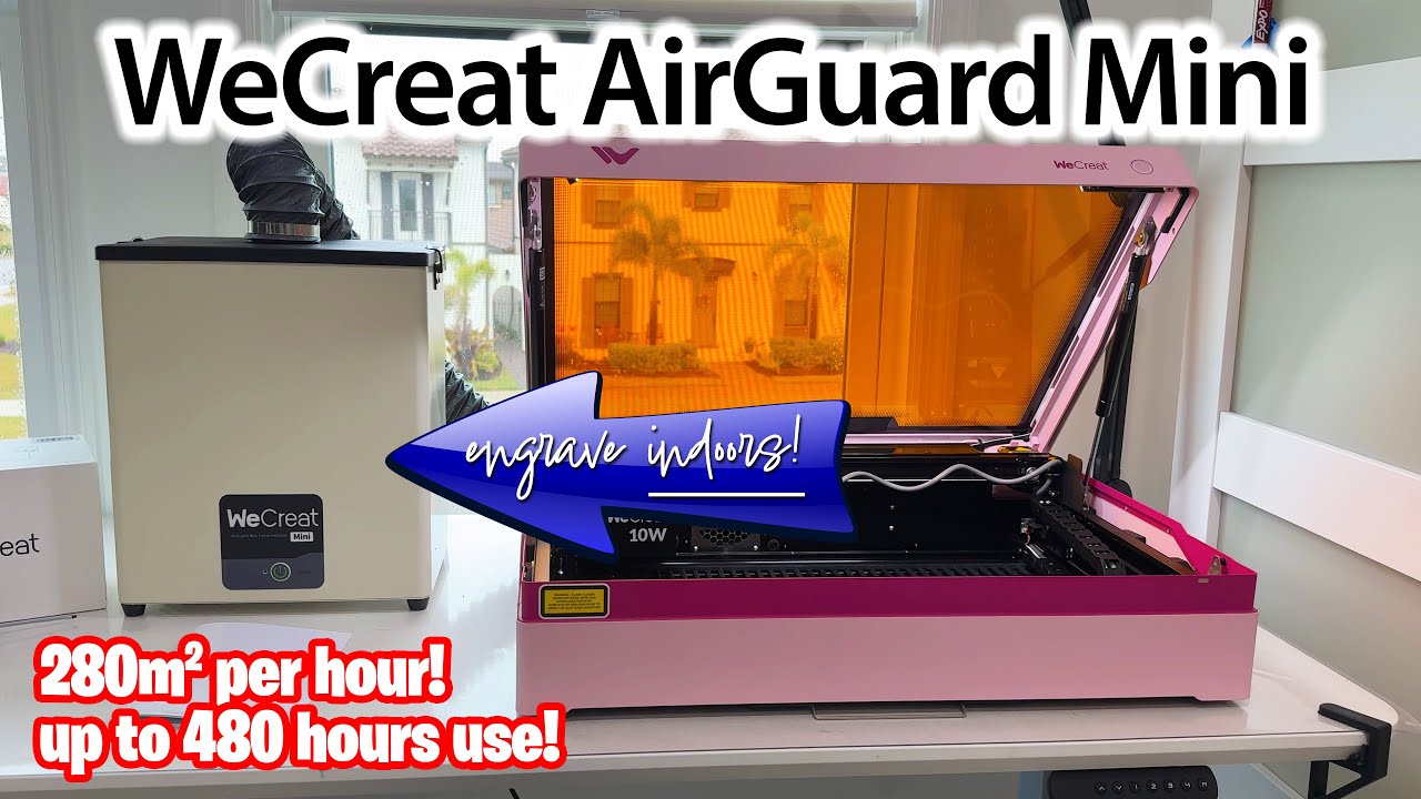 WeCreat AirGuard Mini Fume Extractor Review - Engrave INDOORS!