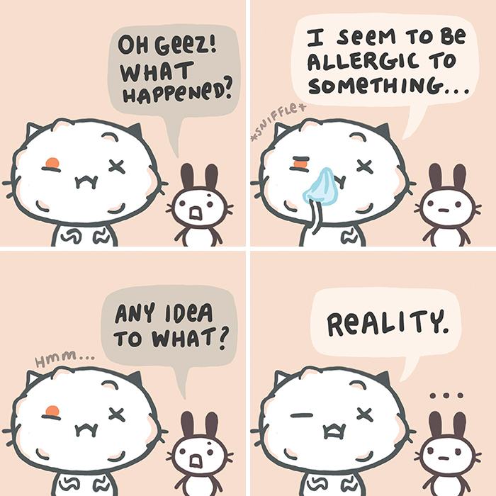 Kitty Moon’s Adorable And Funny Comics About Cats Just Being Cats (29 Pics)