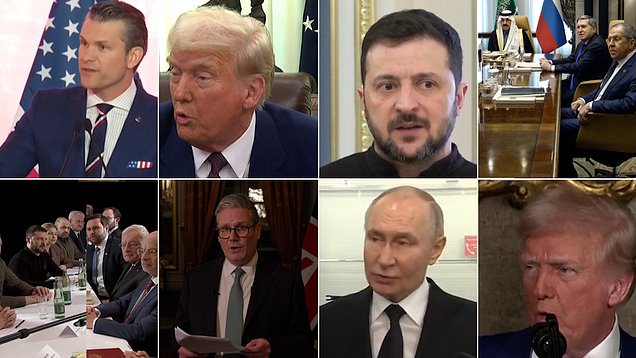 Eight key moments during Saudi talks as Putin hails Donald Trump