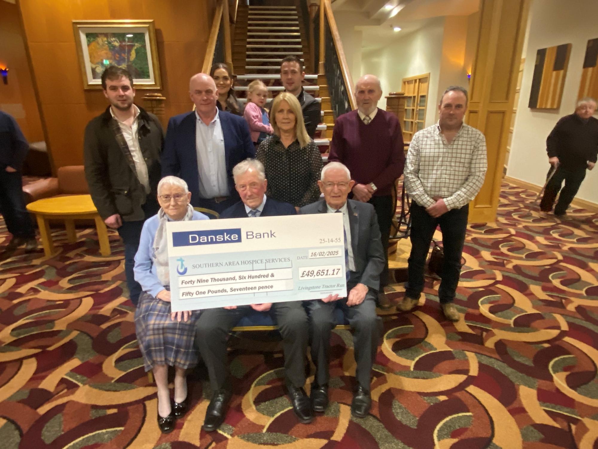 Livingstone Tractor Run organisers hand over fabulous charity donations