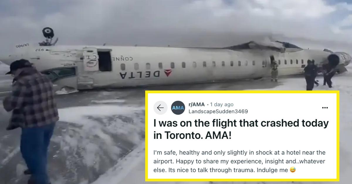 Delta Plane Crash Passenger Hosts AMA on Reddit: "It's Nice To Talk ...