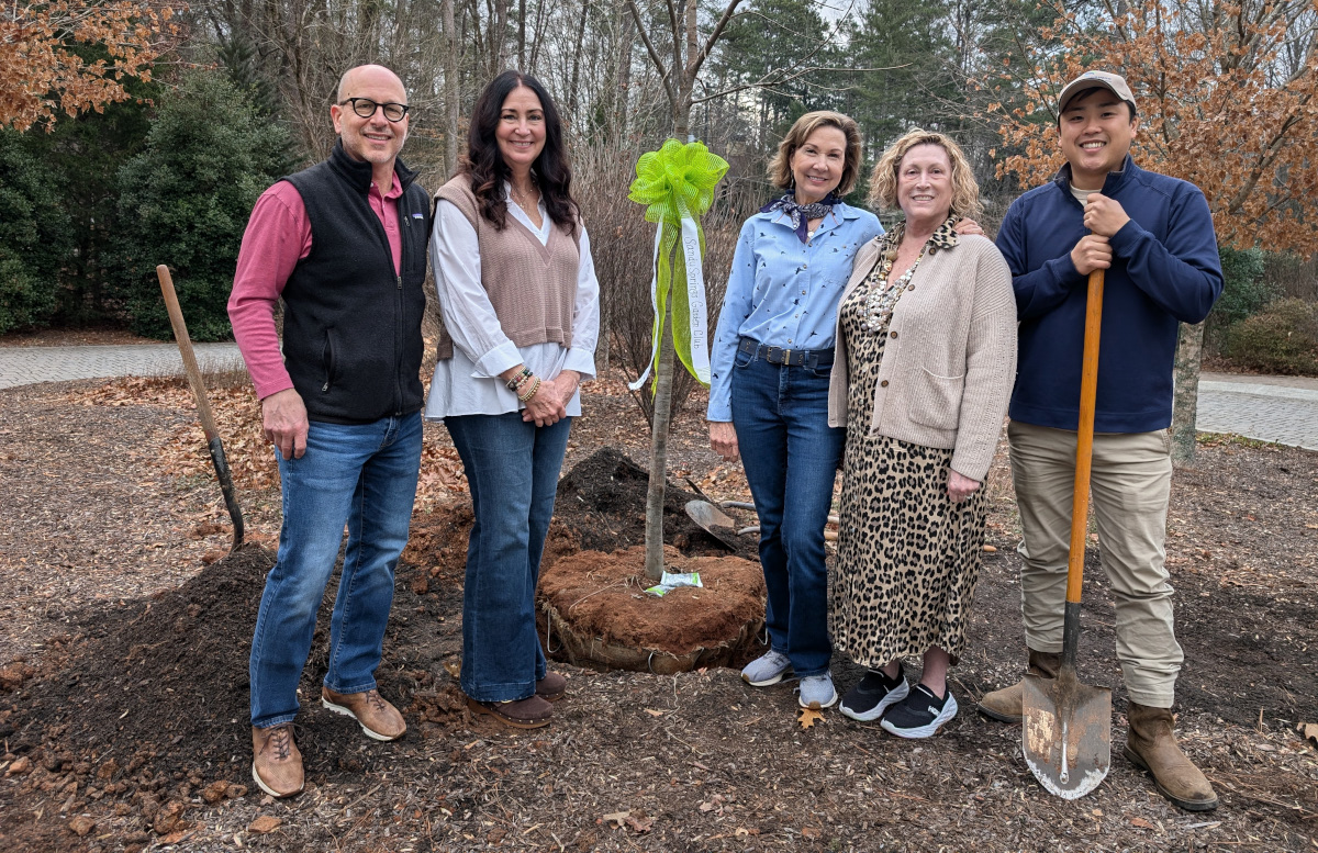 Conservancy honors Sandy Springs Garden Club with tree at Lost Corner