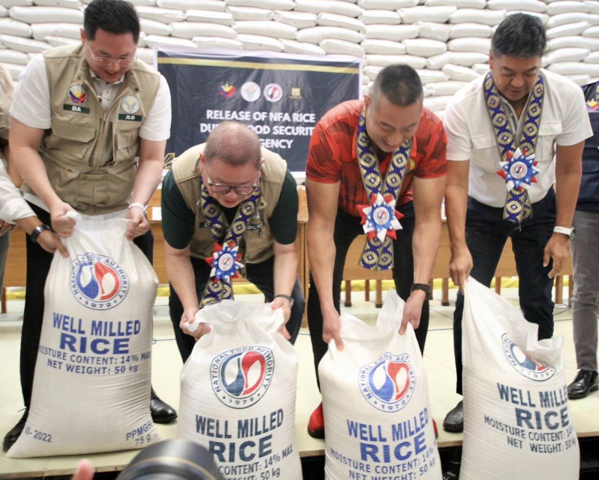 LGUs receive emergency rice supply