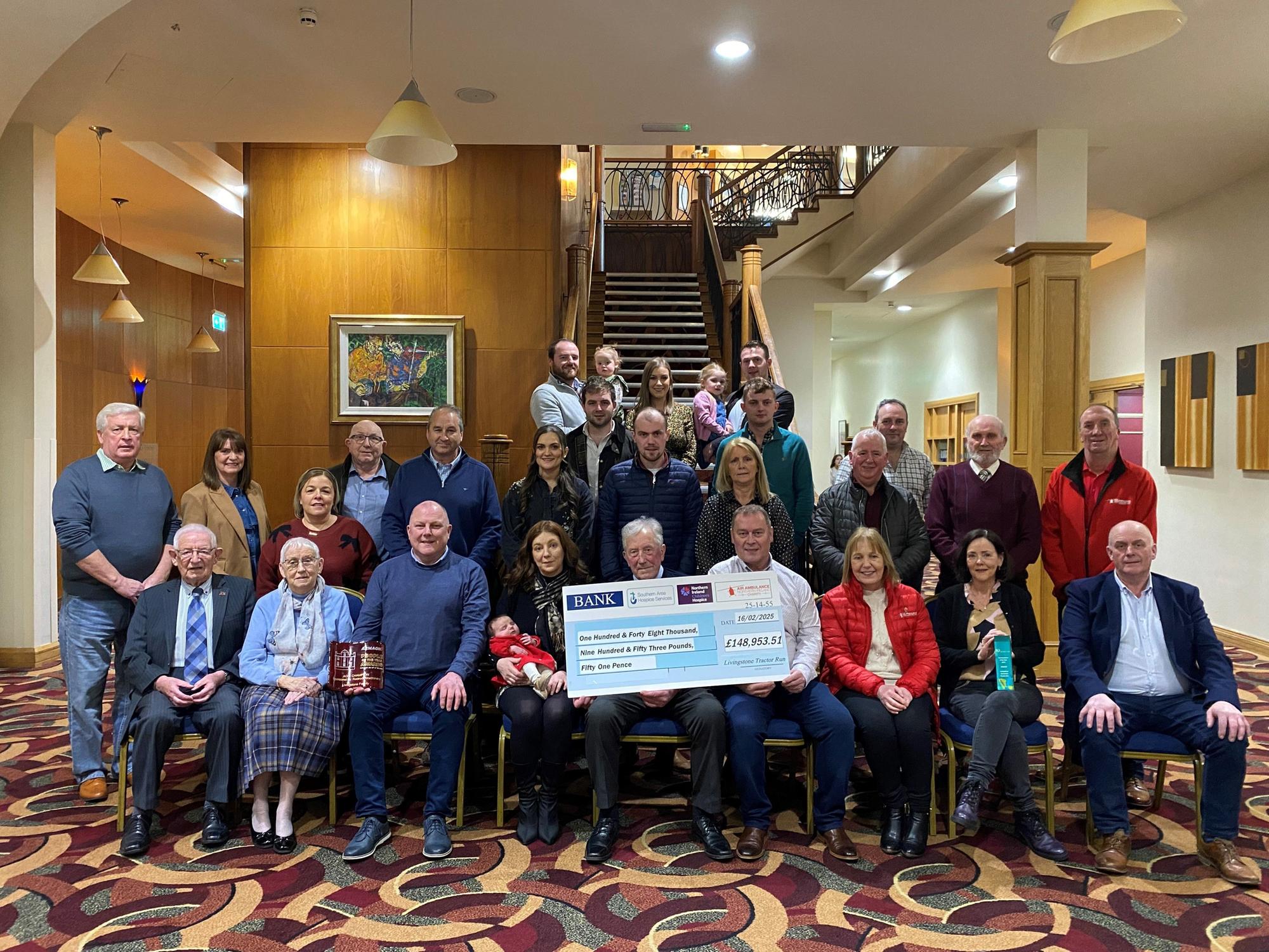 Livingstone Tractor Run organisers hand over fabulous charity donations