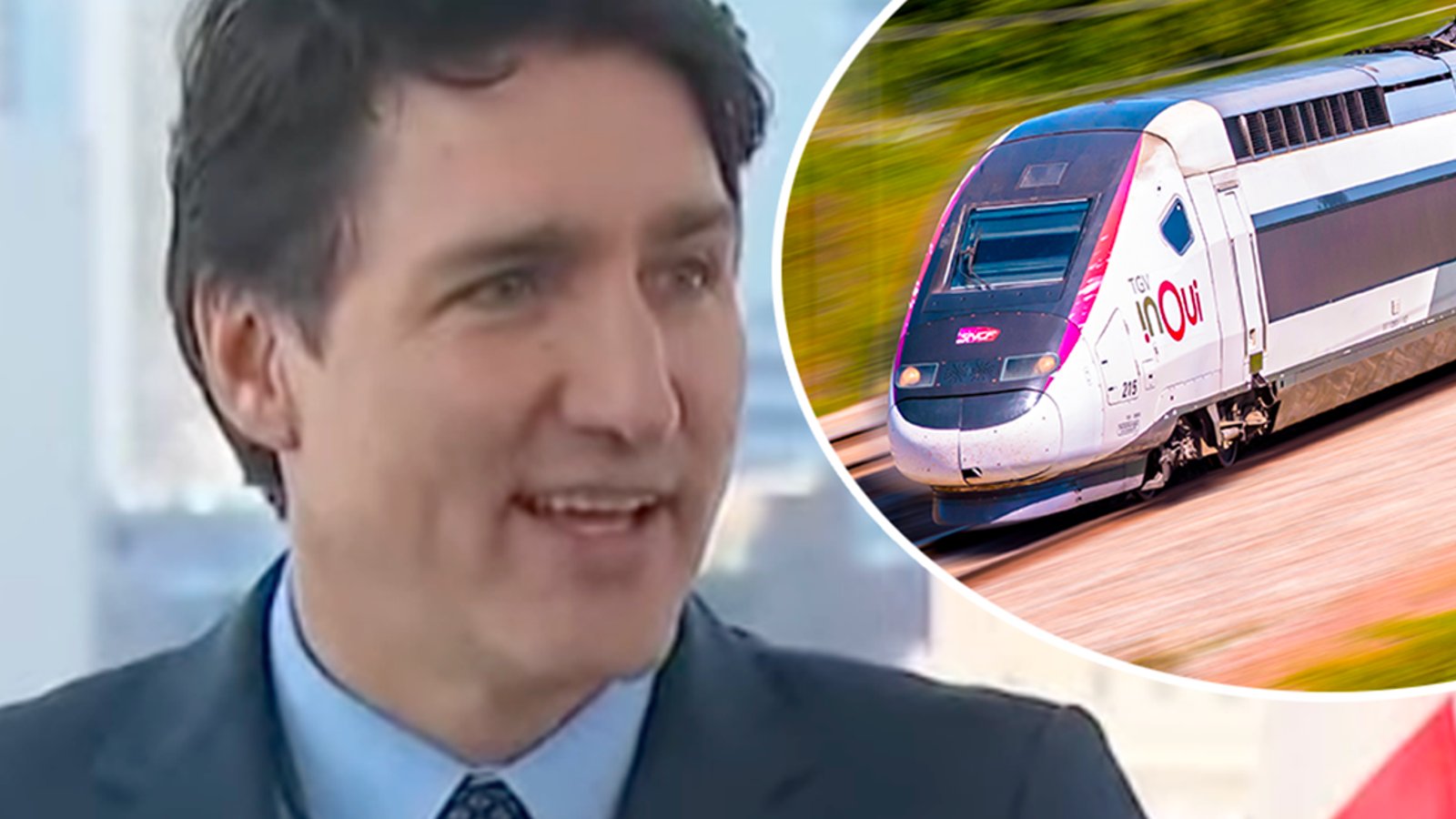 Justin Trudeau annonce la construction d’un TGV entre Québec et Toronto