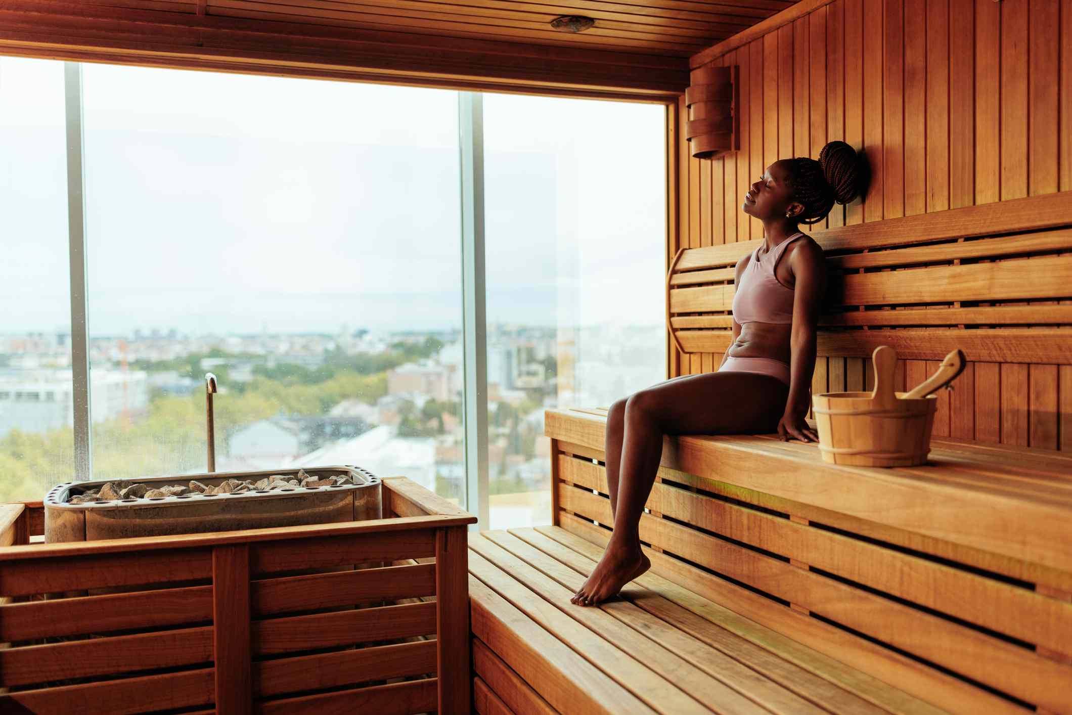How many calories can you burn sitting in a sauna?