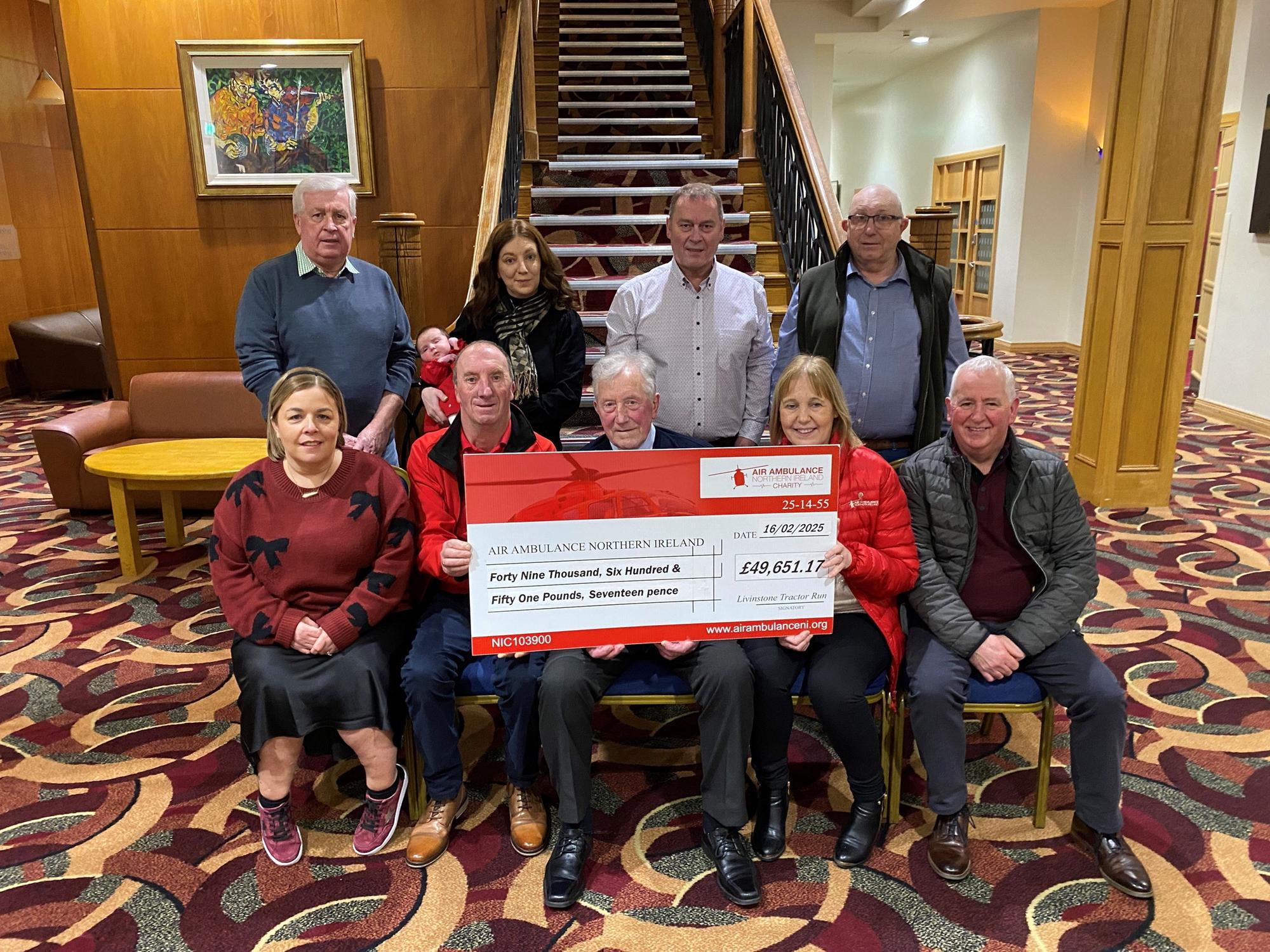 Livingstone Tractor Run organisers hand over fabulous charity donations