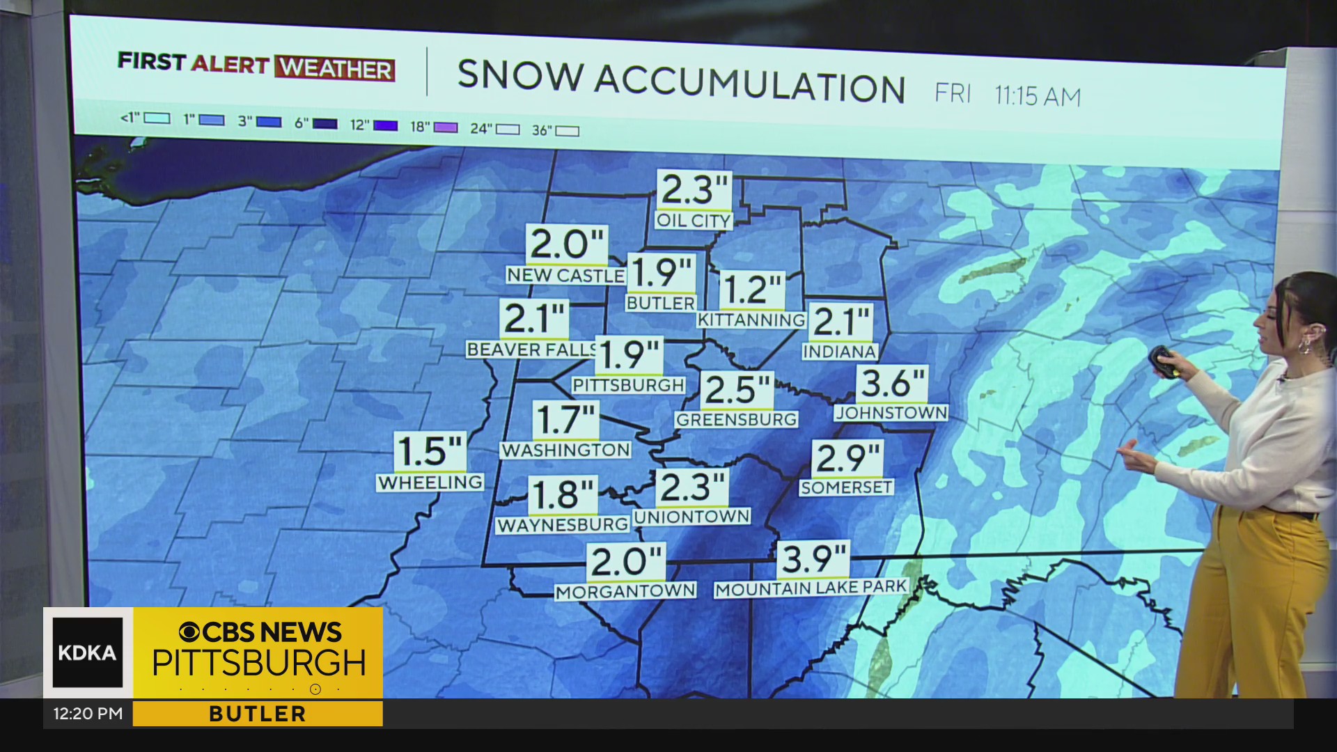 KDKA-TV Afternoon Forecast (2/19)