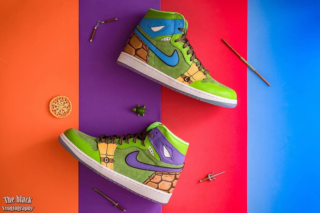 Air Jordan 1 ‘Ninja Turtles’ Brings Shell-Shocking Heat to Sneakerheads