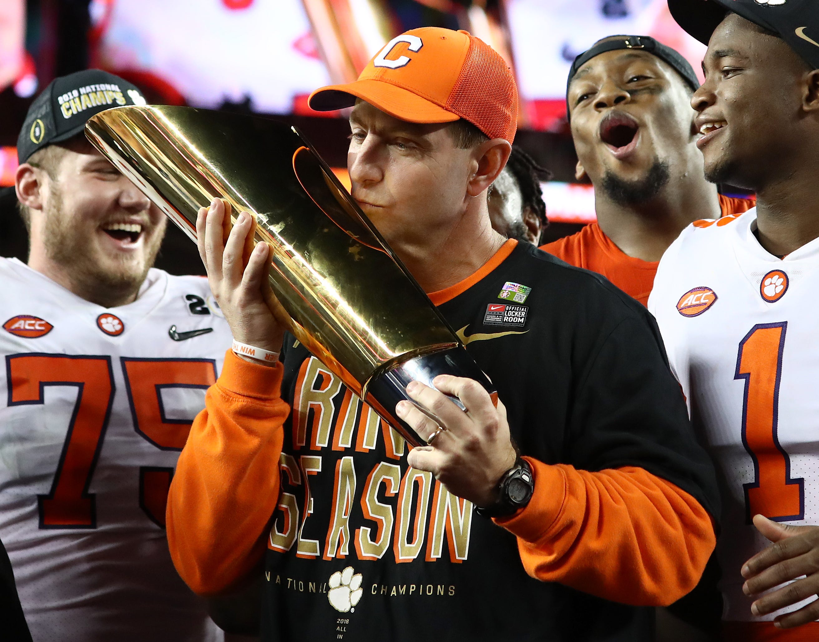 Where does Clemson rank over last 25 seasons of USA TODAY Sports ...