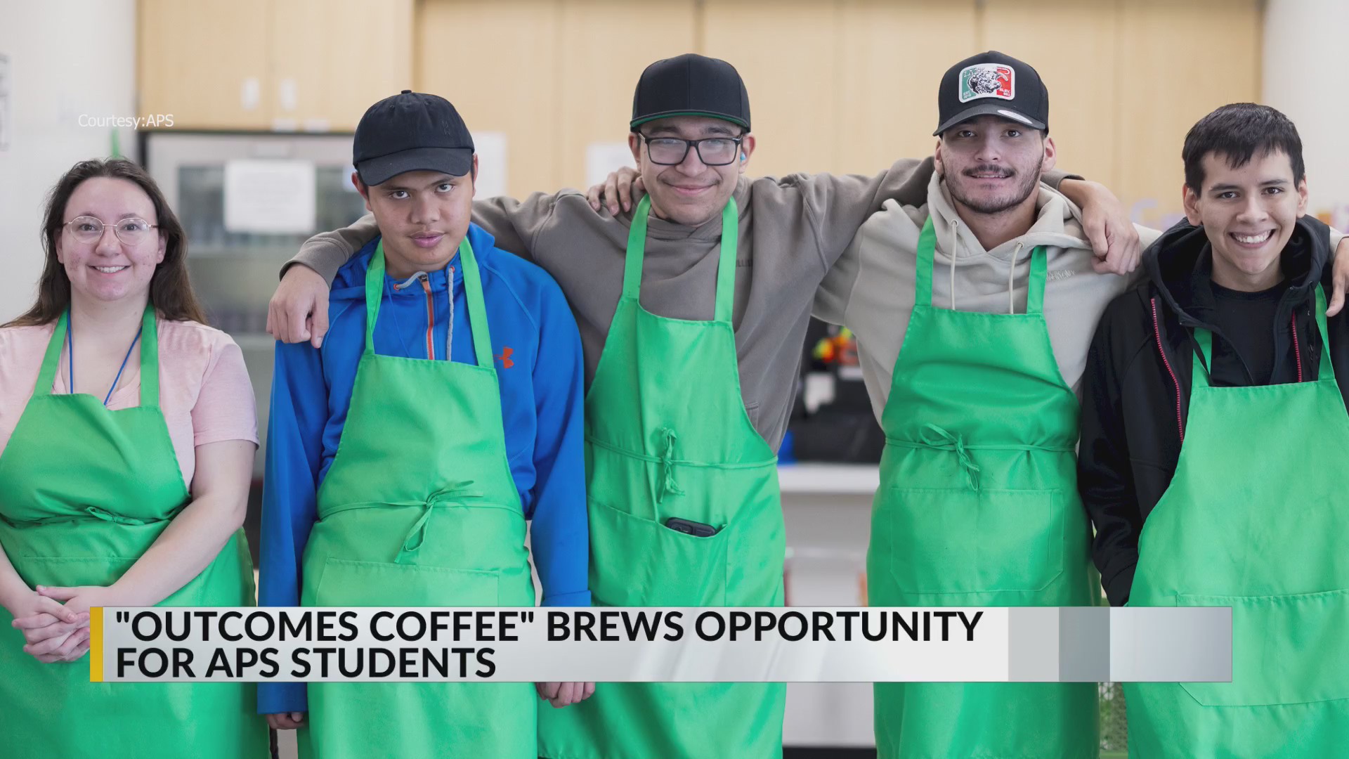 Student-run coffee shop helping APS students prepare for workforce