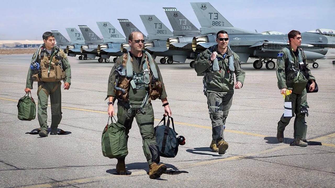Day in the life of top US Air Force pilots in fearless fighter jets
