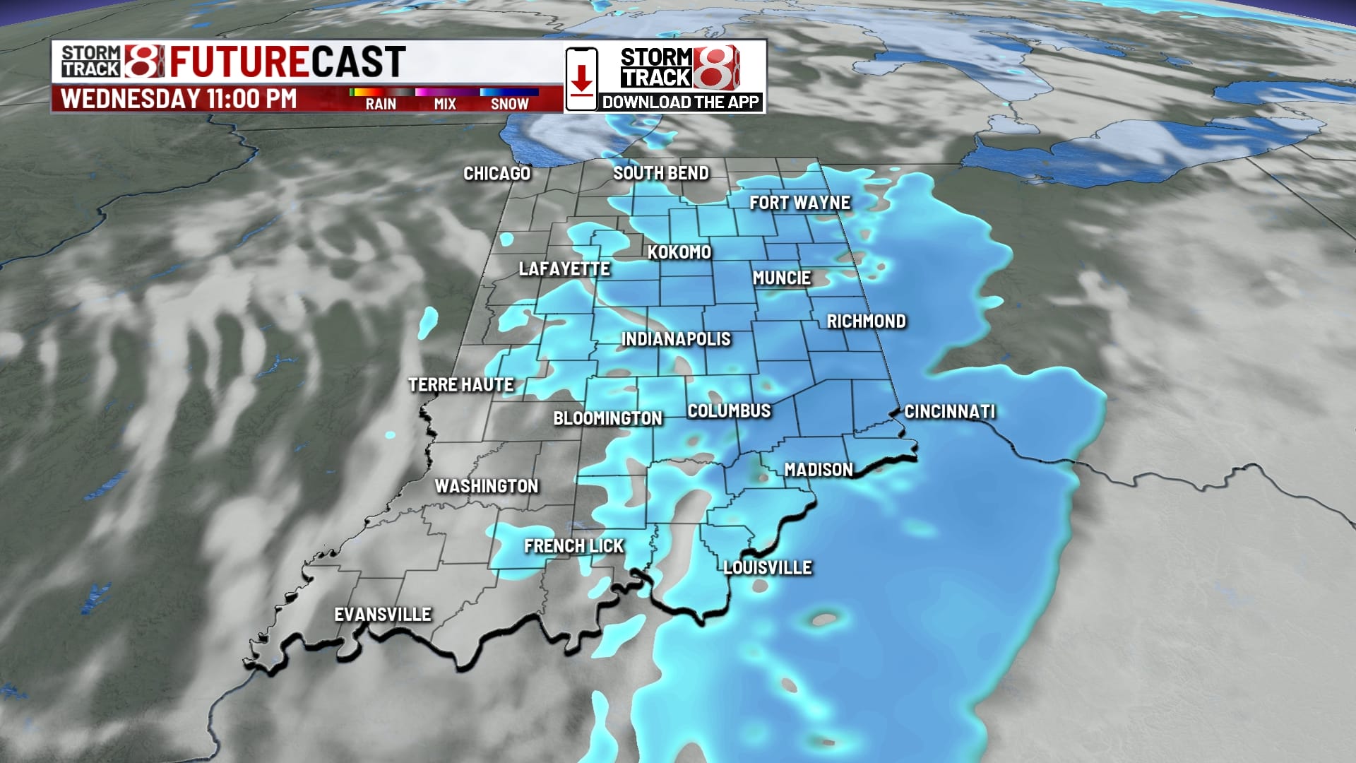 Snowy Wednesday night, reward of warmer air in sight | Feb. 19, 2025