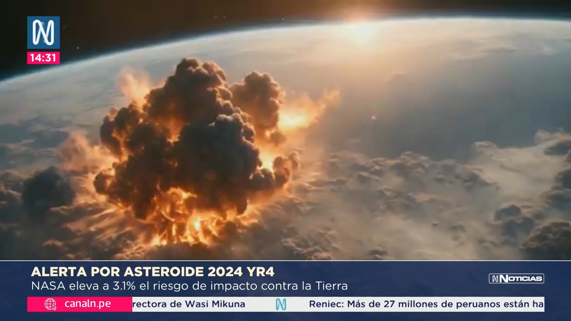 Asteroide 2024 YR4: NASA alerta sobre posible impacto en 2032