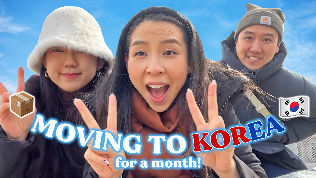 Moving to Korea! 🇰🇷 *for a month*