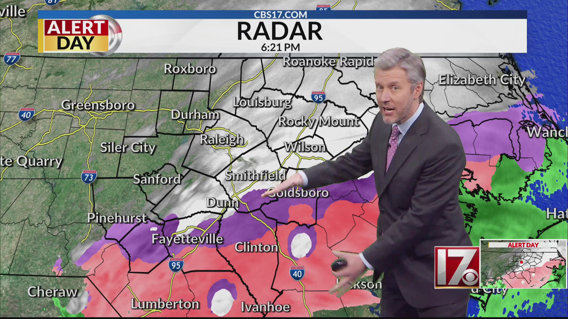 Highest winter snow totals seen in 6 years in central NC