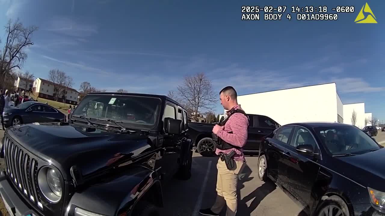 Body cam footage shows police arrive at neo-Nazi's car after ...