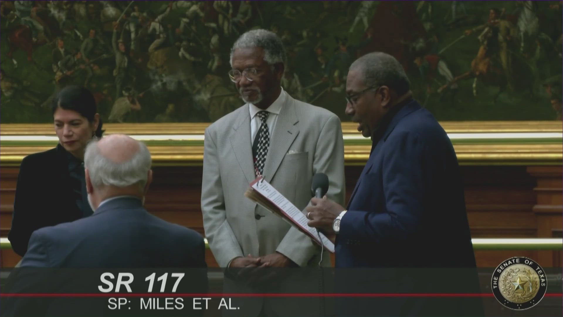 Rep. Harold Dutton recognized in Texas House, Senate