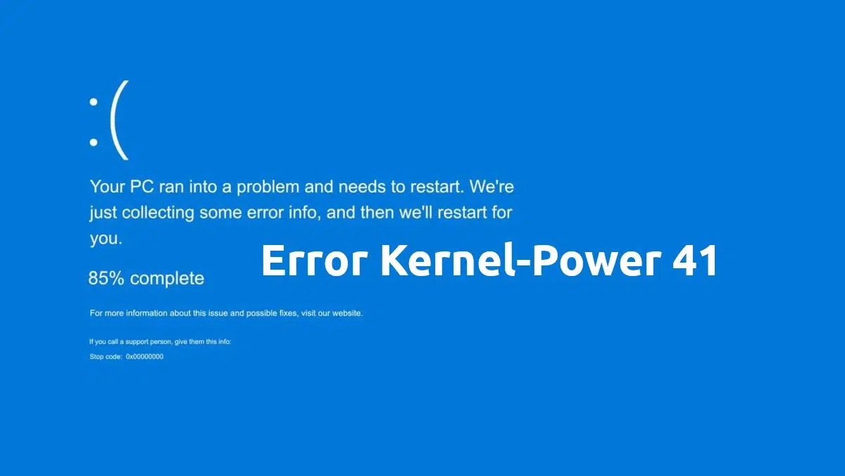 Cómo solucionar el error Kernel-Power 41 en Windows 11 y Windows 10