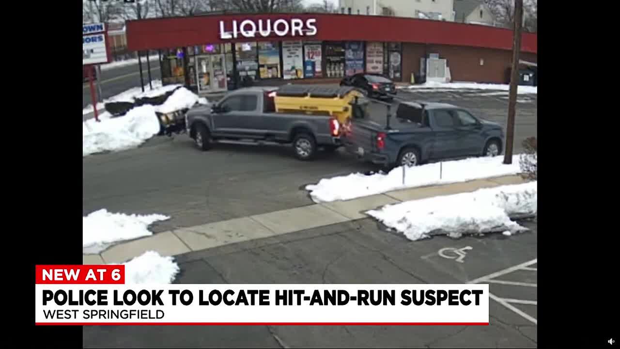 West Springfield Police looking for hit and run suspect