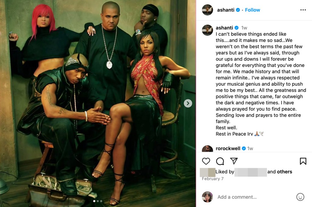 Ja Rule chokes up at Irv Gotti’s funeral while delivering eulogy in front of Jay-Z: ‘See you ...