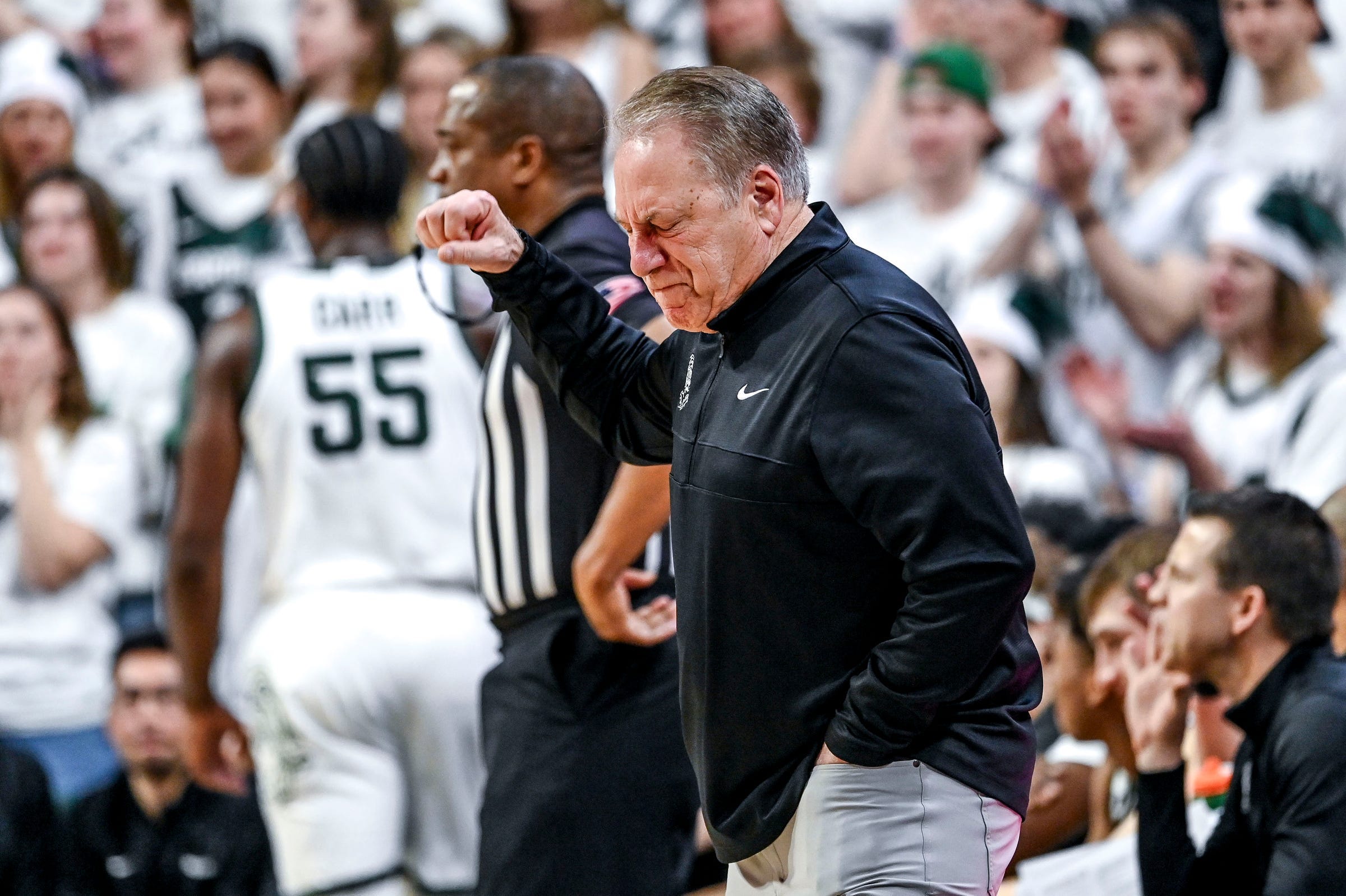 Relive MSU Basketball's win over Purdue with team video from game