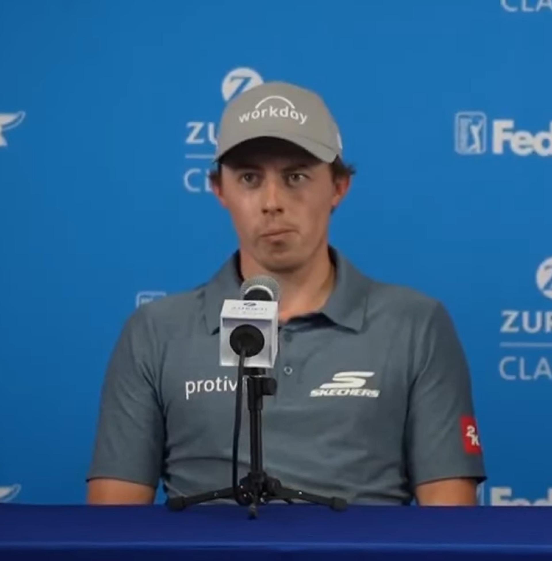 Matt Fitzpatrick: Tiger Woods’ actions at TGL were "a little bit odd"