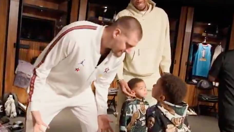 Nikola Jokic Hilariously Frightened Giannis Antetokounmpo's Son Before ... Nikola Jokic Hilariously Frightened Giannis Antetokounmpo's Son Before ...