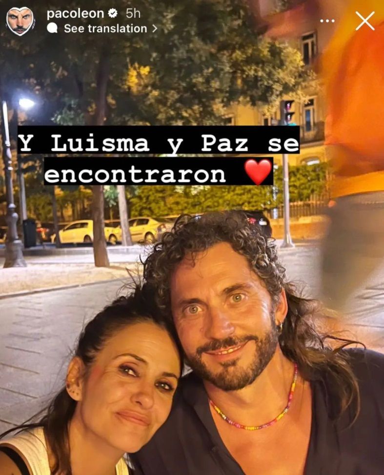 La emotiva fotografía de Paco de León junto a Melani Olivares por un ...