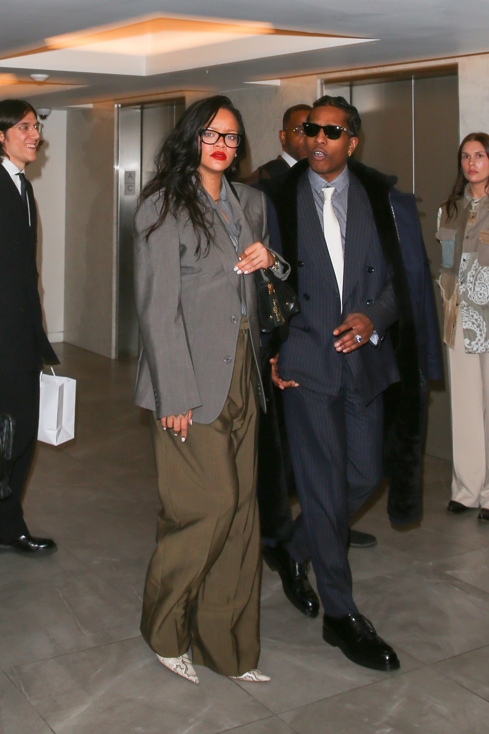 Rihanna and A$AP Rocky celebrate court victory with late-night dinner ...