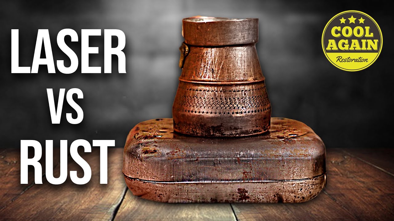 Rusty Small Electric Hot Plate from 1950 | Restoration & Laser Cleaning