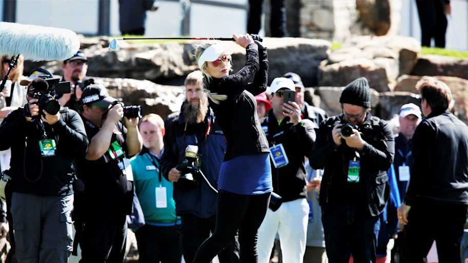 Paige Spiranac's sizzling cut-up heart shirt is more on fire than her ...