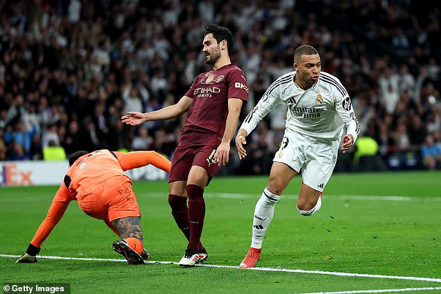 Real Madrid 3-1 Man City (6-3 agg): Kylian Mbappe scores stunning HAT-TRICK to send Pep ...