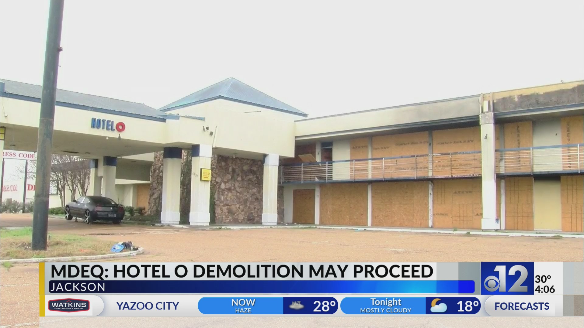 MDEQ approves demolition of Hotel O in Jackson