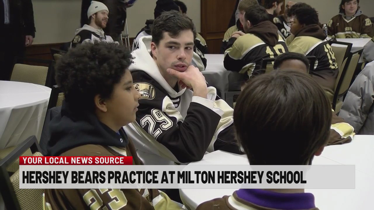 Hershey Bears mentor high school students at Milton Hershey Hershey Bears mentor high school students at Milton Hershey