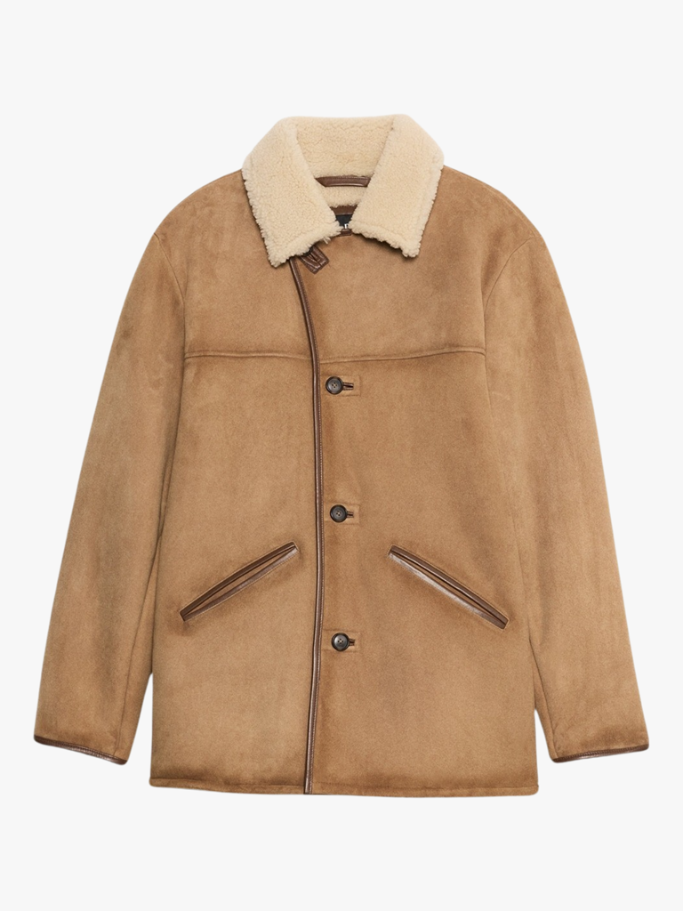 The Best Men's Shearling Coat Could Beat the Crap Outta Winter